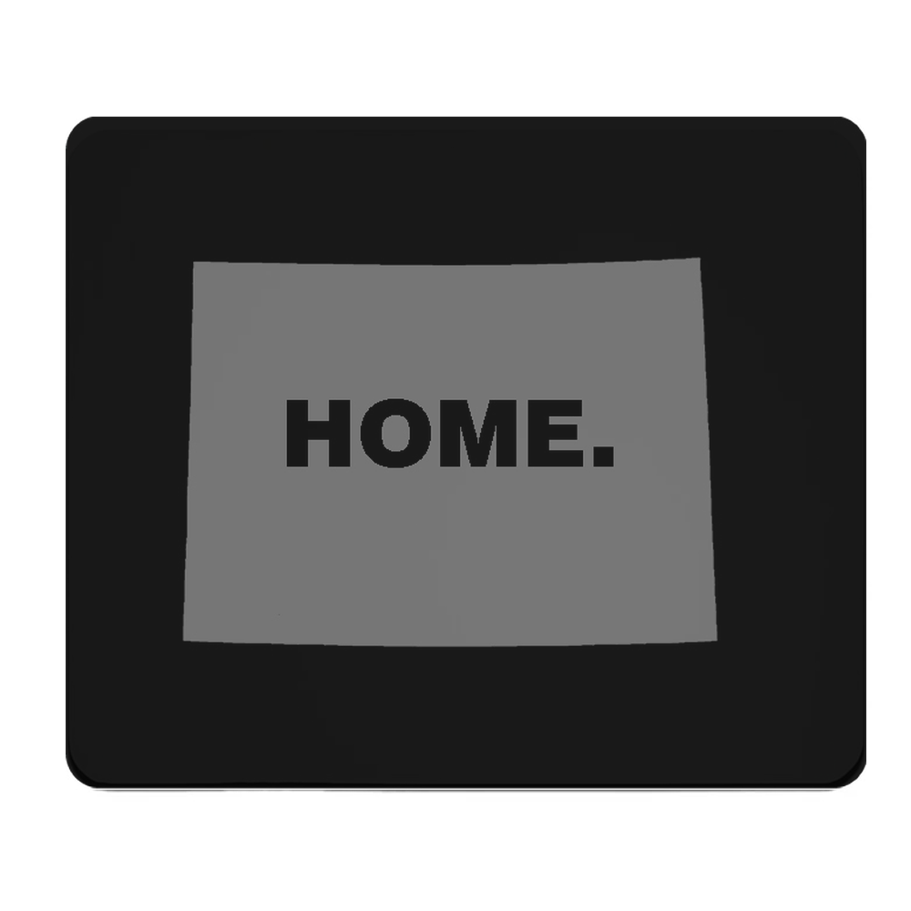 Colorado State Outline Grey Thick Mouse Pad Desk Pad – Designs By Joy